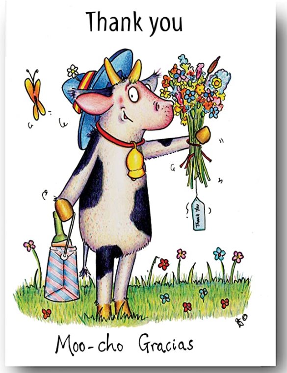 Z Card ~ Thank you ~ Moo-cho Gracias