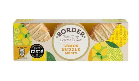 Biscuits ~ Lemon Drizzle Melts ~ Border
